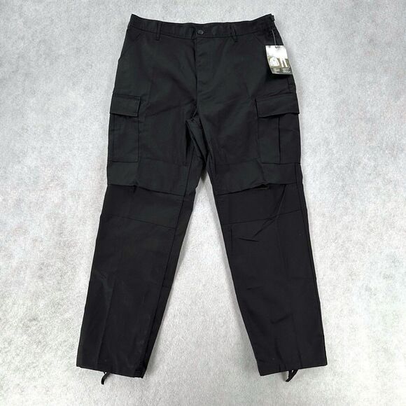 Rothco | Pants | Mens Black Military Bdu Pants Men Lg Cargo Work ...